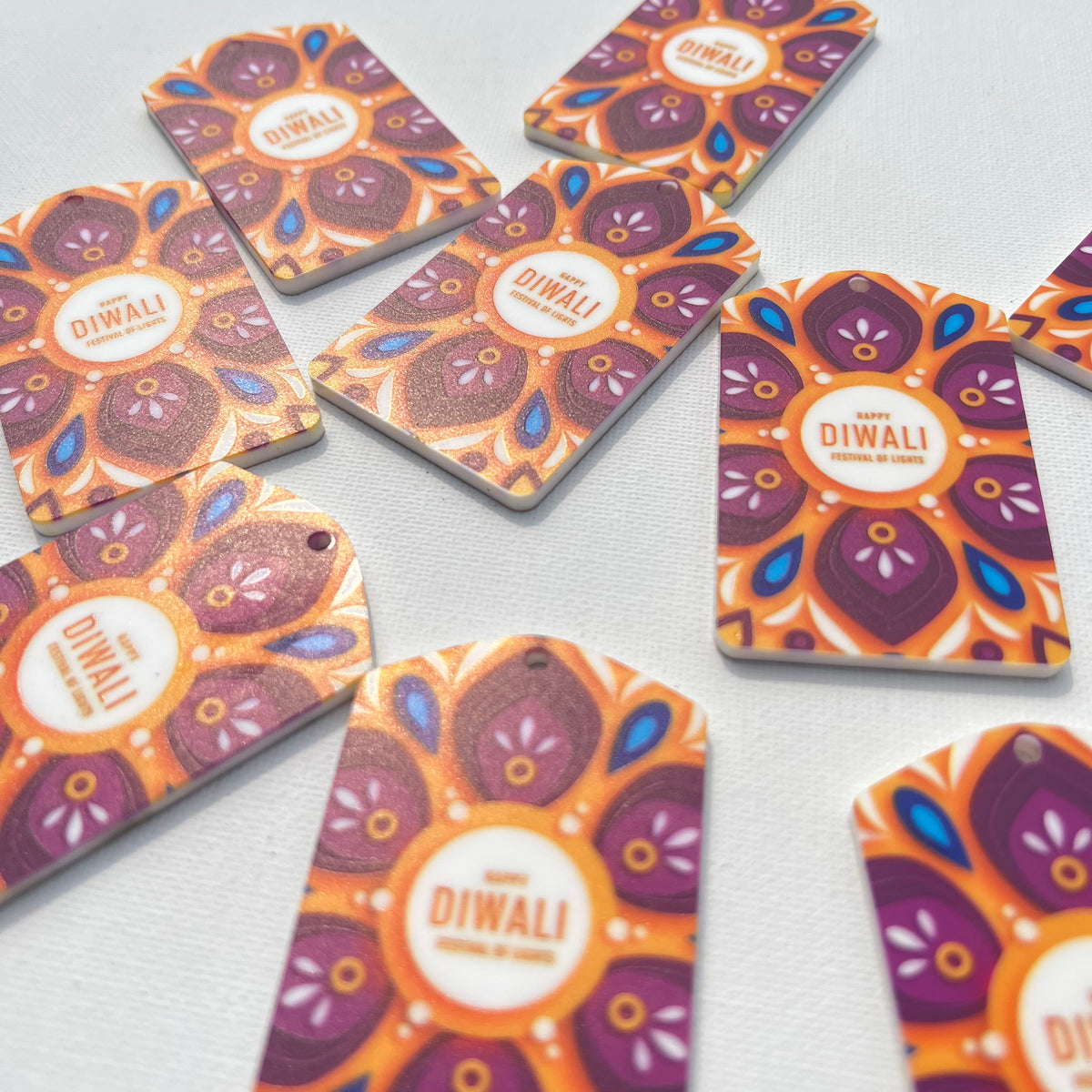 Diwali Tags Set of 4 Pcs– Hobby Decor Pvt Ltd