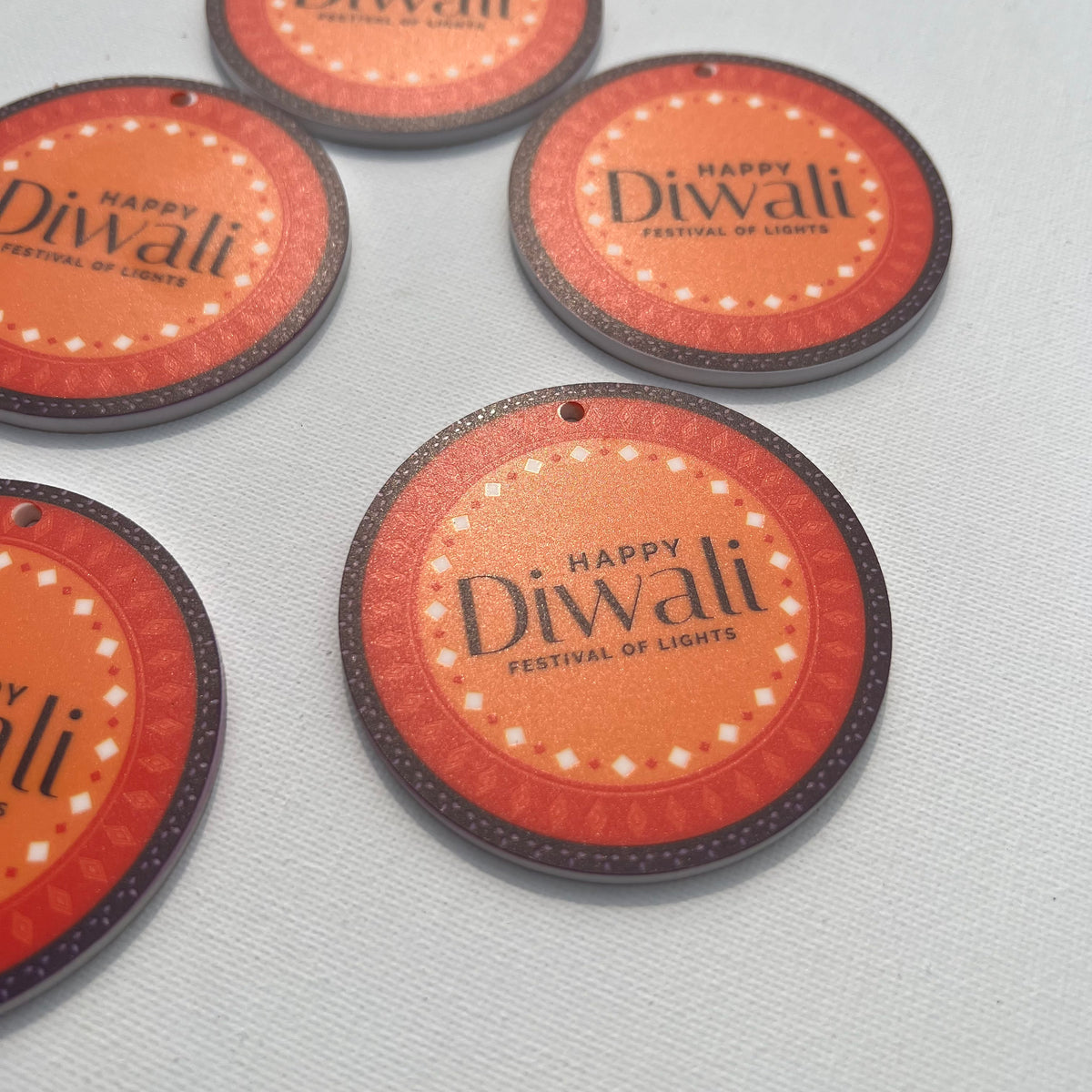 Round Diwali Tags Set of 4 Pcs– Hobby Decor Pvt Ltd