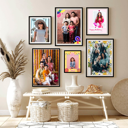How to use photo frames to enhance your room’s décor? - Hobby India ...