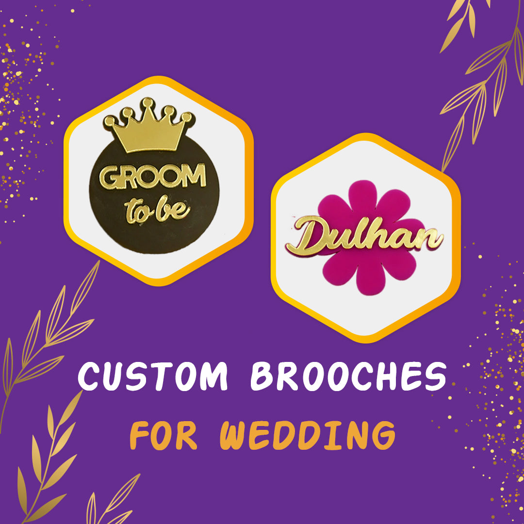 8 Customized Wedding Brooch Ideas For Your Guest-List To Flaunt ...