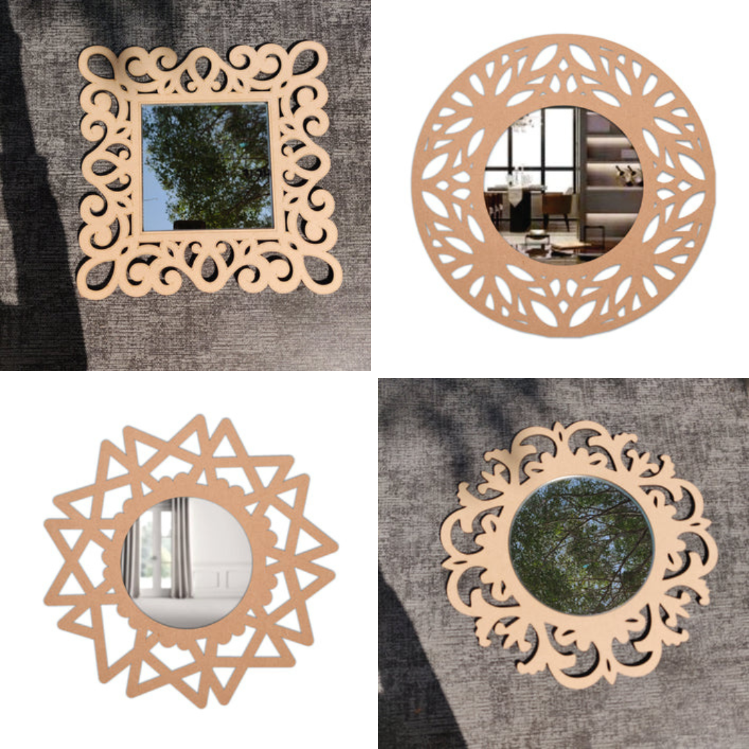 Glorify the Space with Decorative DIY Wall Mirror - Hobby India– Hobby ...