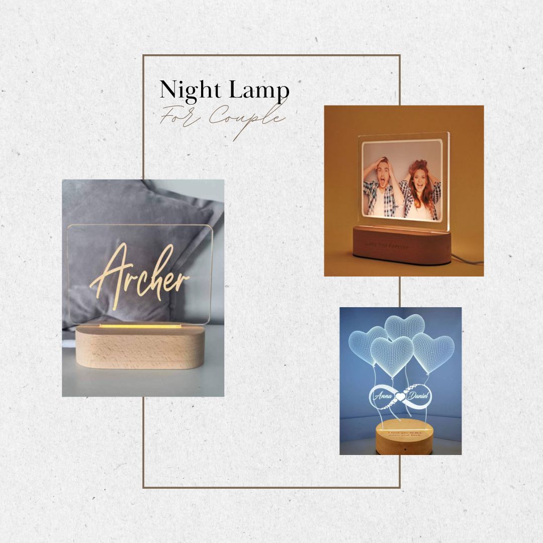 Gift Awesome Custom Night Lamp To The Wedding Couples - Hobby India ...