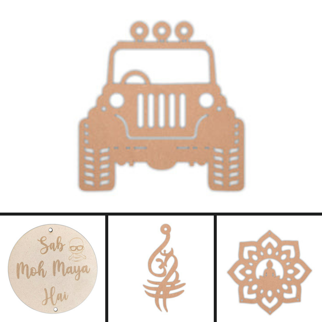 DIY Easily The Best MDF Car Hanger Bases For Your Vehicle - Hobby India ...