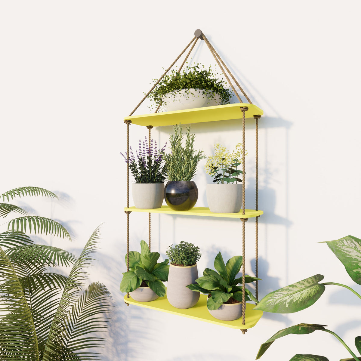 Wooden Storage Shelf Unit With Hooks | Solid Wood Shelves - Hobby India ...