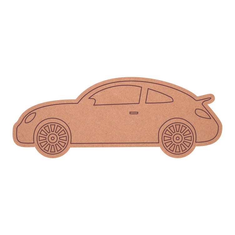 DIY MDF Car Shape Cutout Bases | MDF Car Shape Bases - Hobby India ...