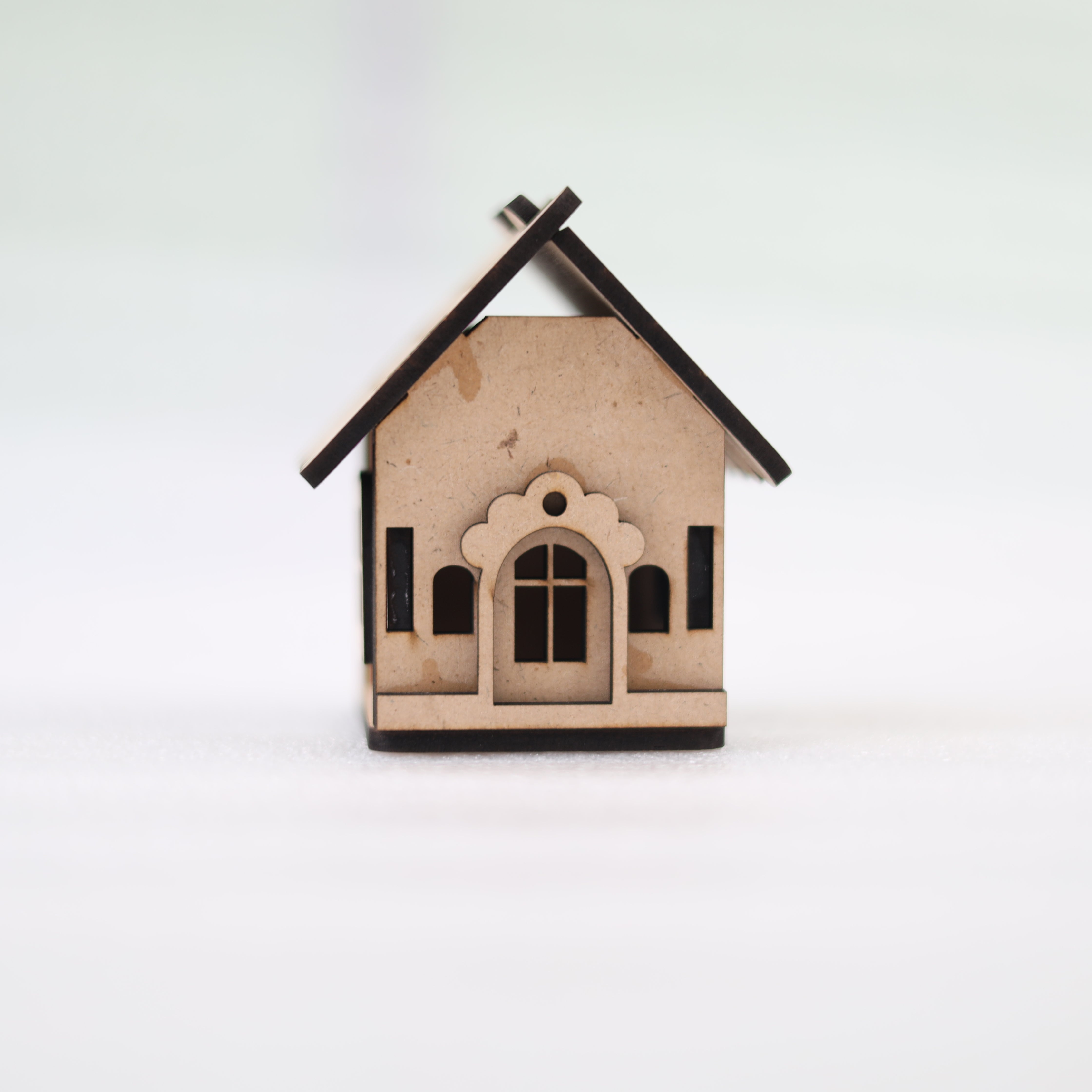 Laser Cut House Wooden Hut Decorative item for Home Decor and Craft ...
