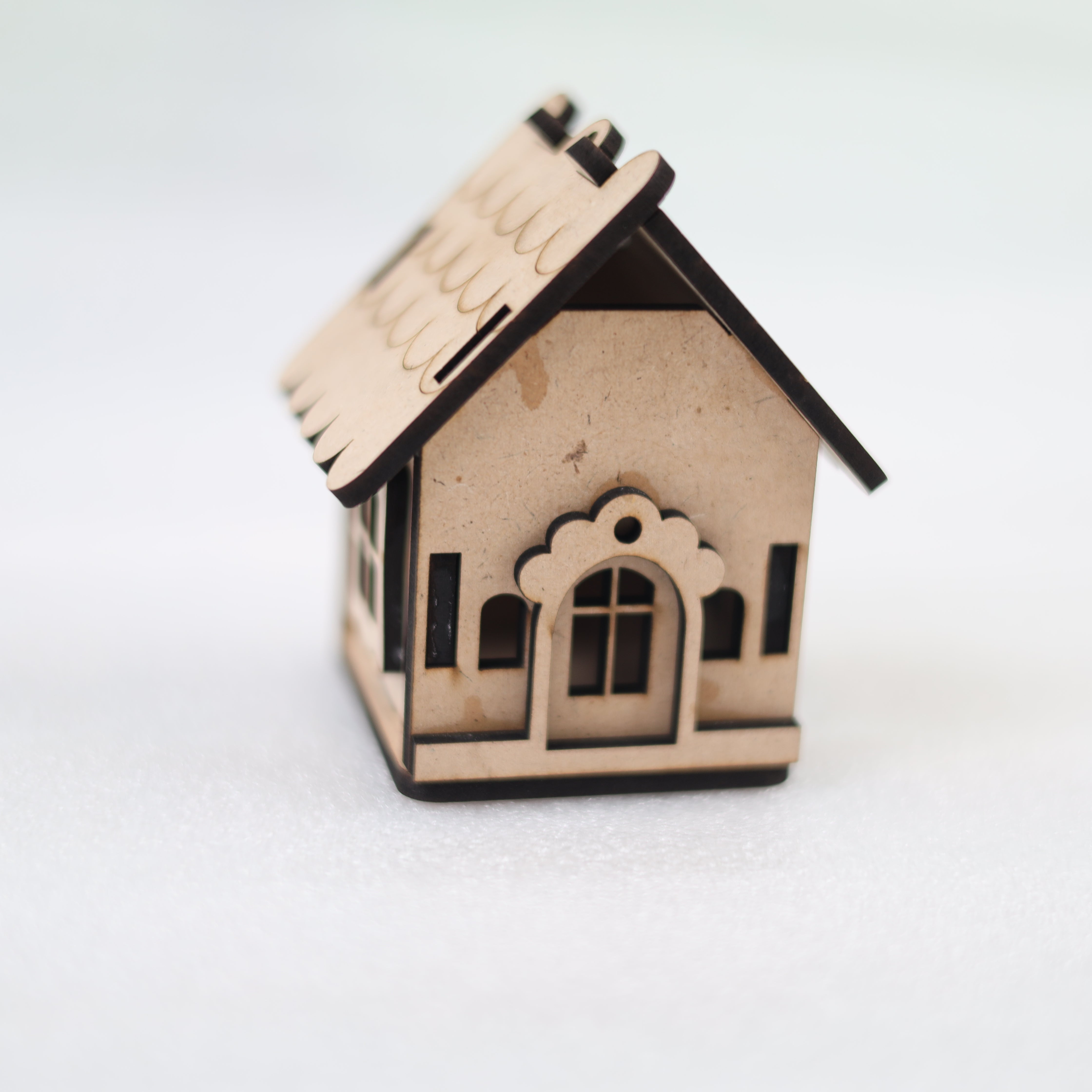 Laser Cut House Wooden Hut Decorative item for Home Decor and Craft ...