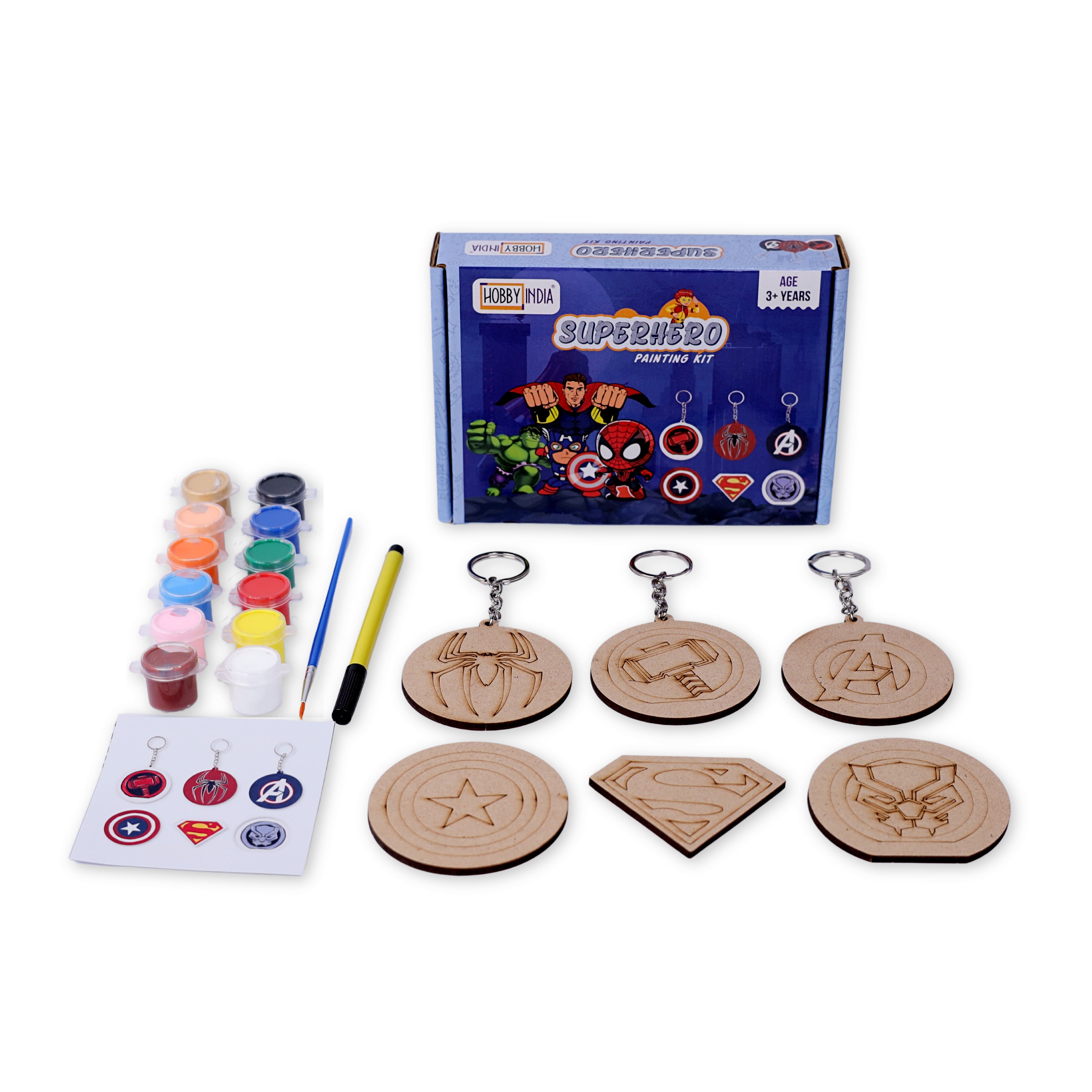 Super Hero Painting Kit– Hobby Decor Pvt Ltd