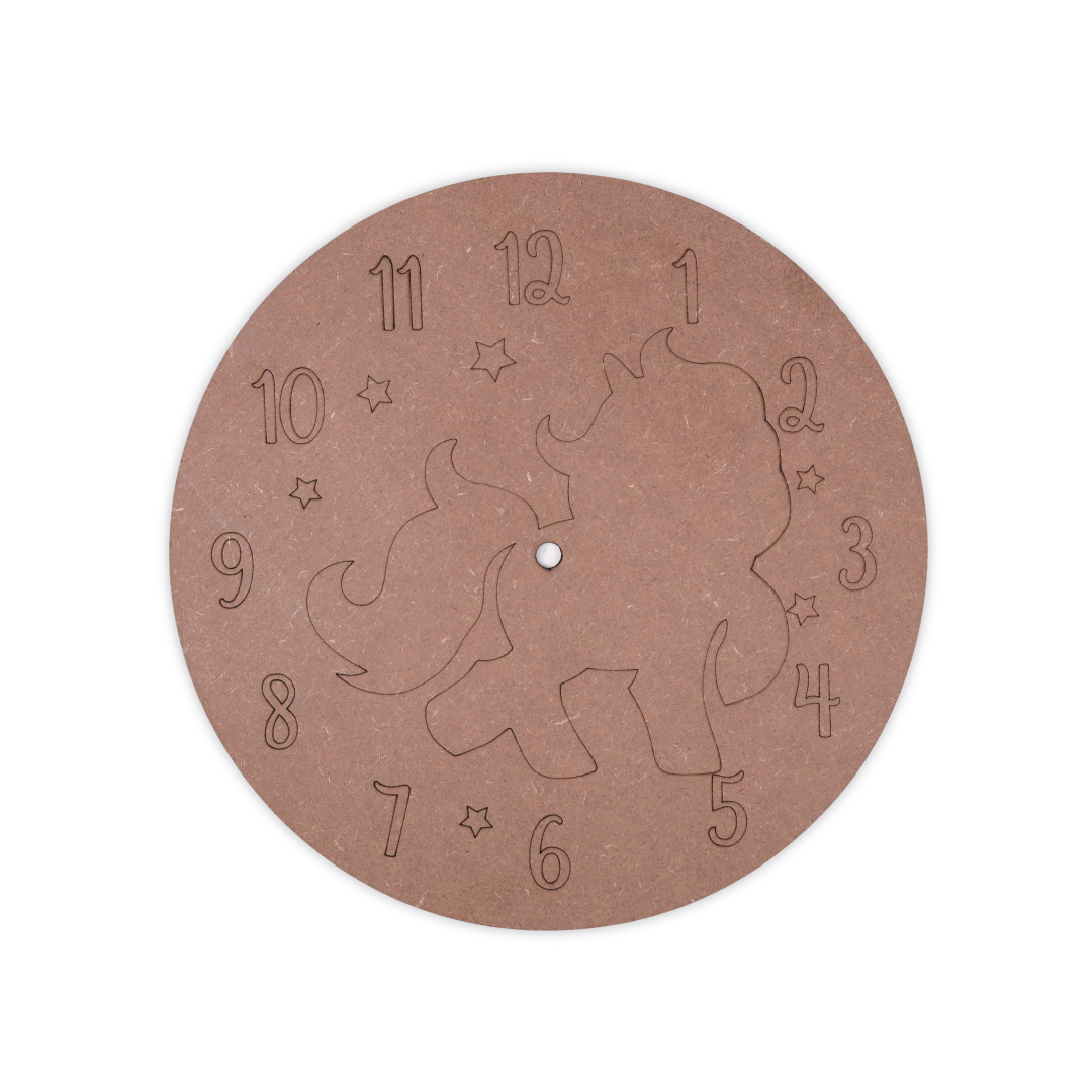 Unicorn Wall Clock DIY Kits– Hobby Decor Pvt Ltd