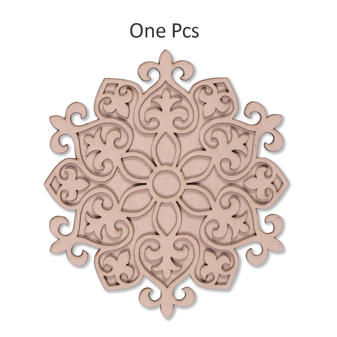 Buy Diya Design MDF Rangoli Cutouts Online At HobbyIndia– Hobby Decor ...