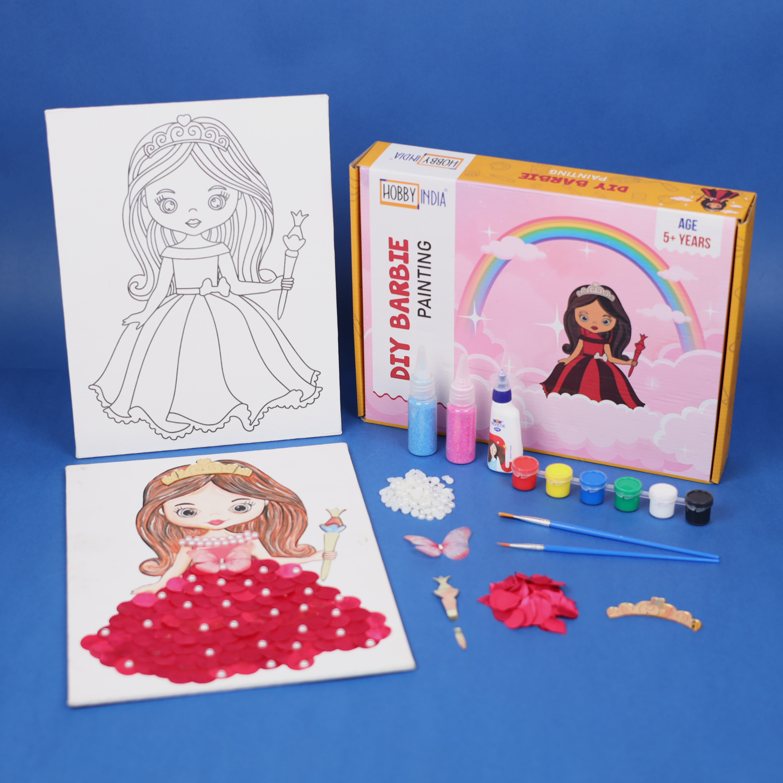 DIY Barbie Painting Canvas Kits– Hobby Decor Pvt Ltd