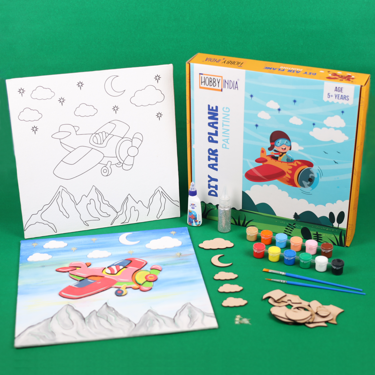 DIY Air plane Canvas Kits– Hobby Decor Pvt Ltd