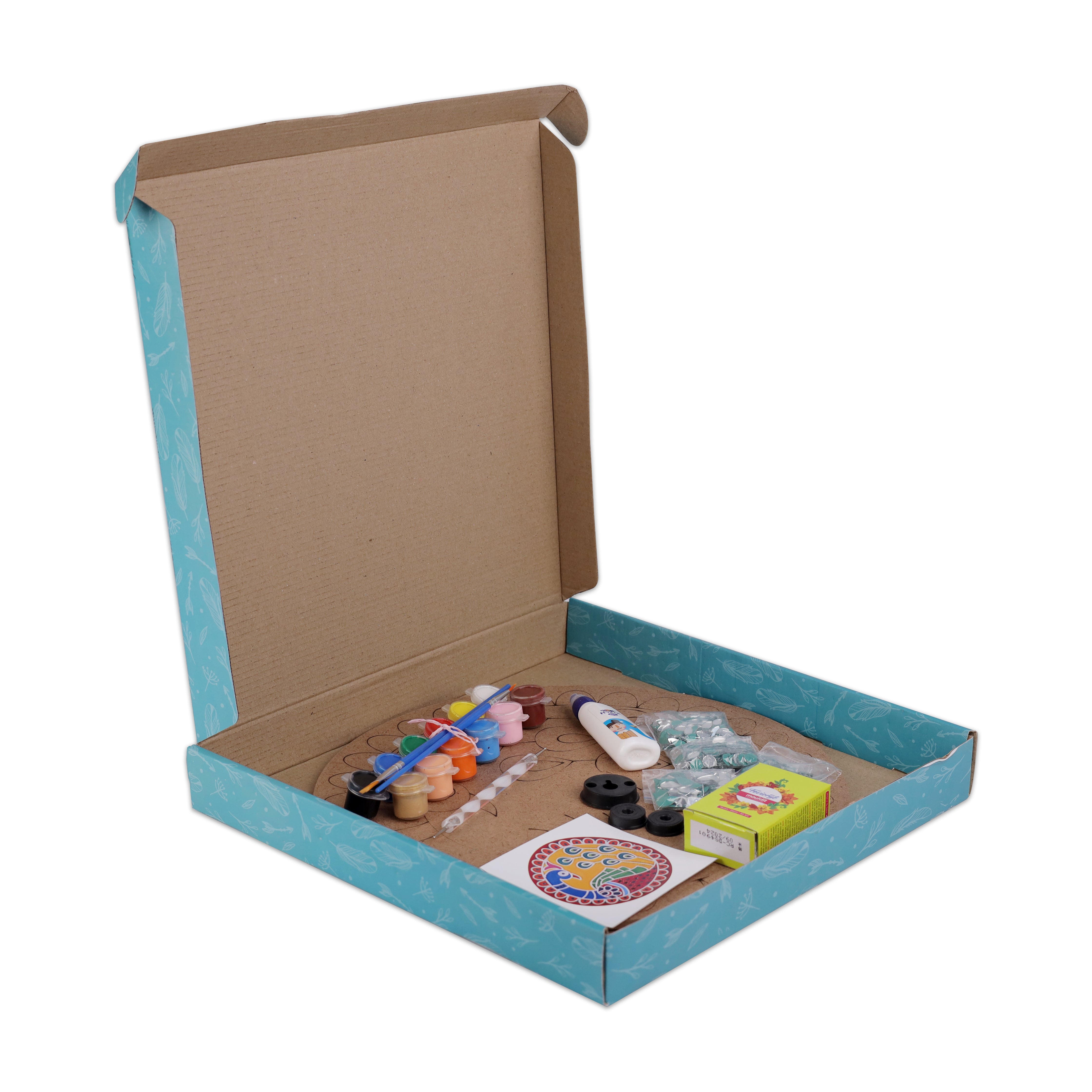 Peacock Lippan Art DIY Kits– Hobby Decor Pvt Ltd