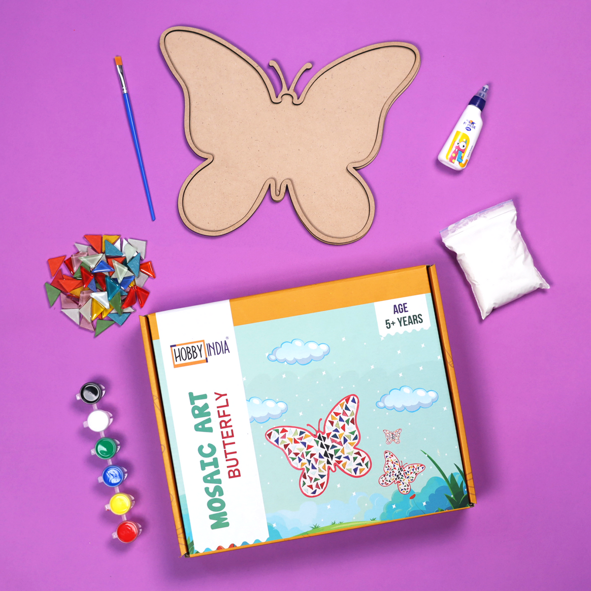 Butterfly Mosaic Art Kits– Hobby Decor Pvt Ltd