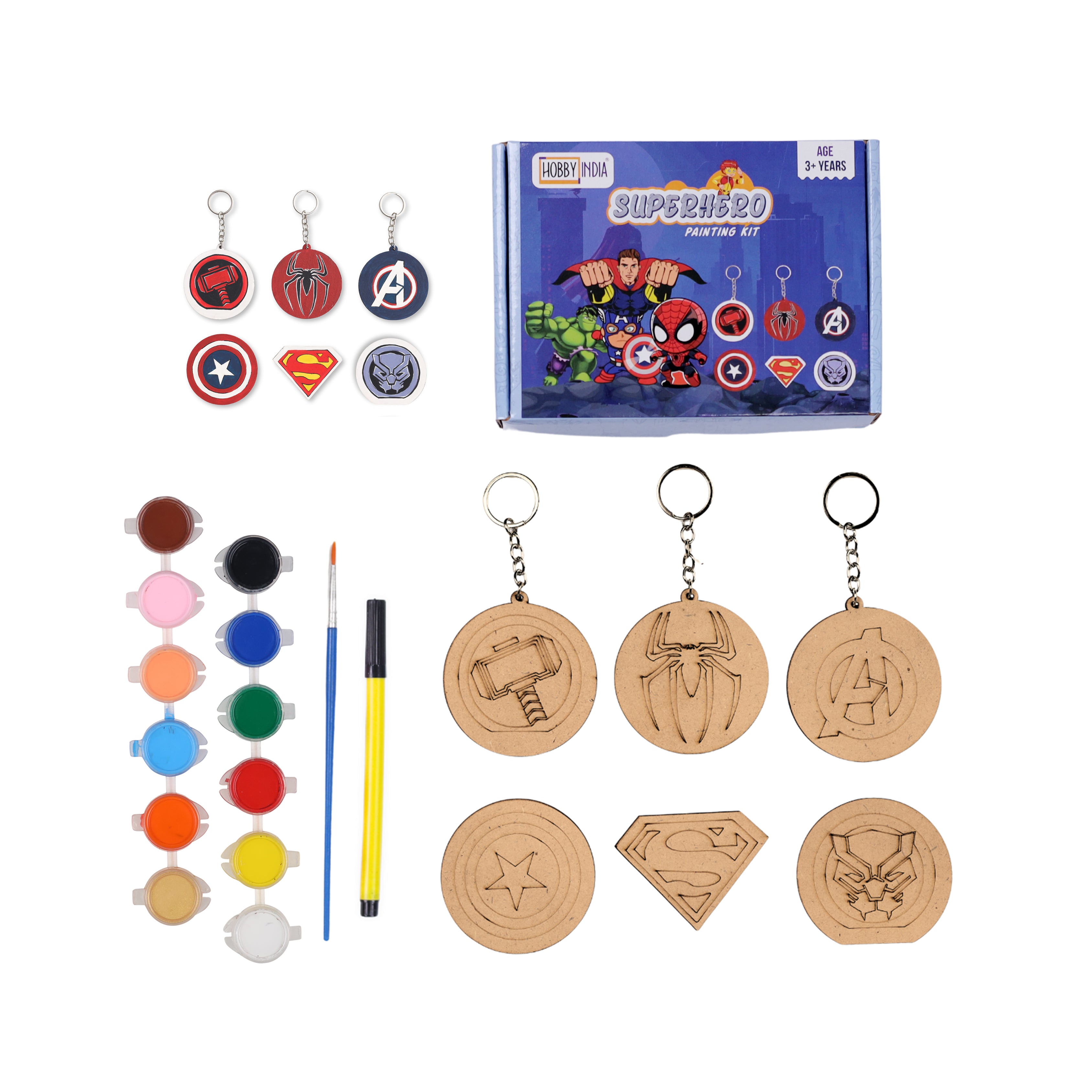 Super Hero Painting Kit– Hobby Decor Pvt Ltd
