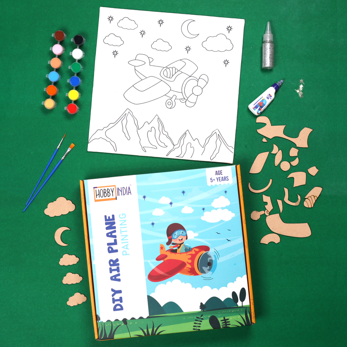 DIY Air plane Canvas Kits– Hobby Decor Pvt Ltd