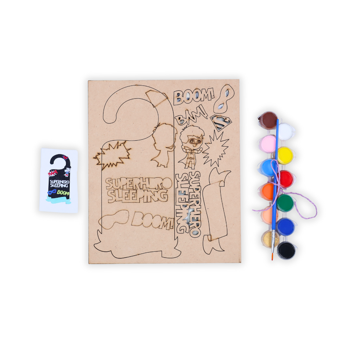 Super Hero Door Hanger DIY Kits– Hobby Decor Pvt Ltd