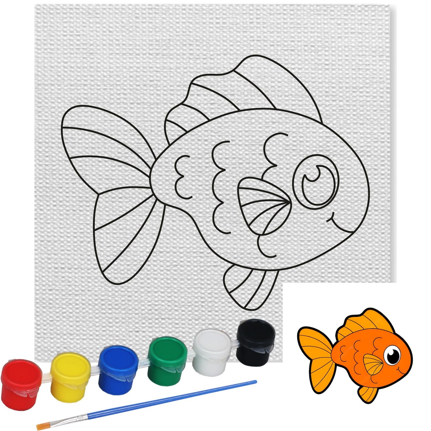 Fish Canvas Kit– Hobby Decor Pvt Ltd