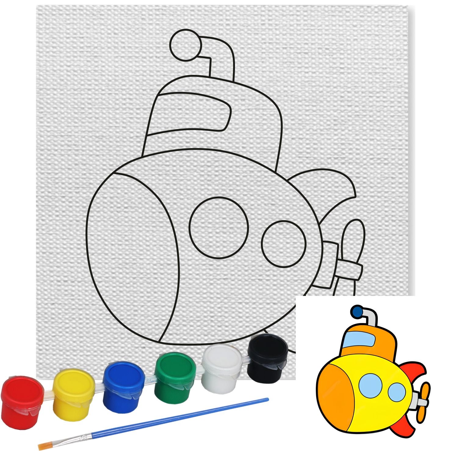 Submarine Canvas Kit– Hobby Decor Pvt Ltd