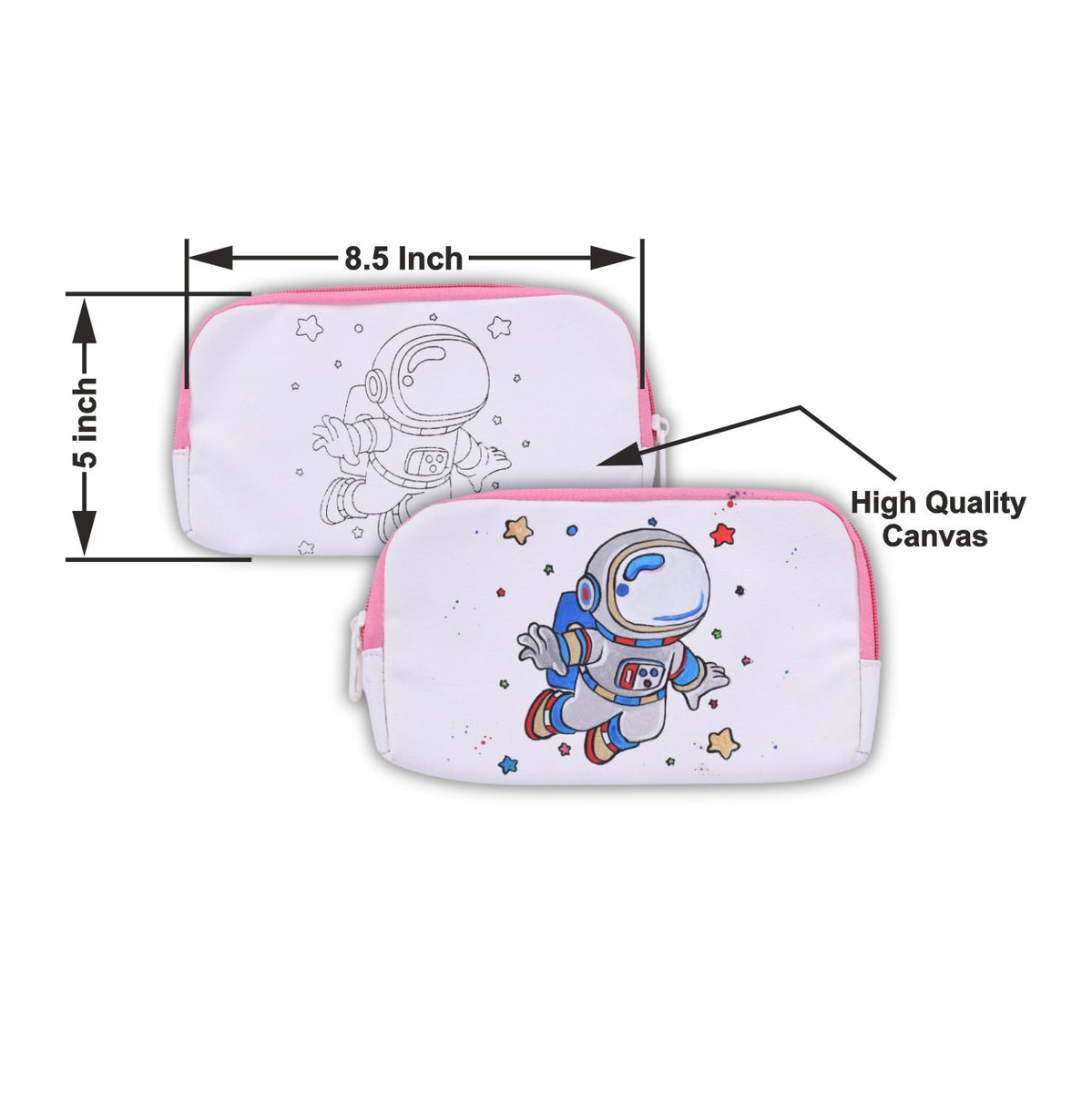 Canvas Pouch Kit - Astronaut– Hobby Decor Pvt Ltd