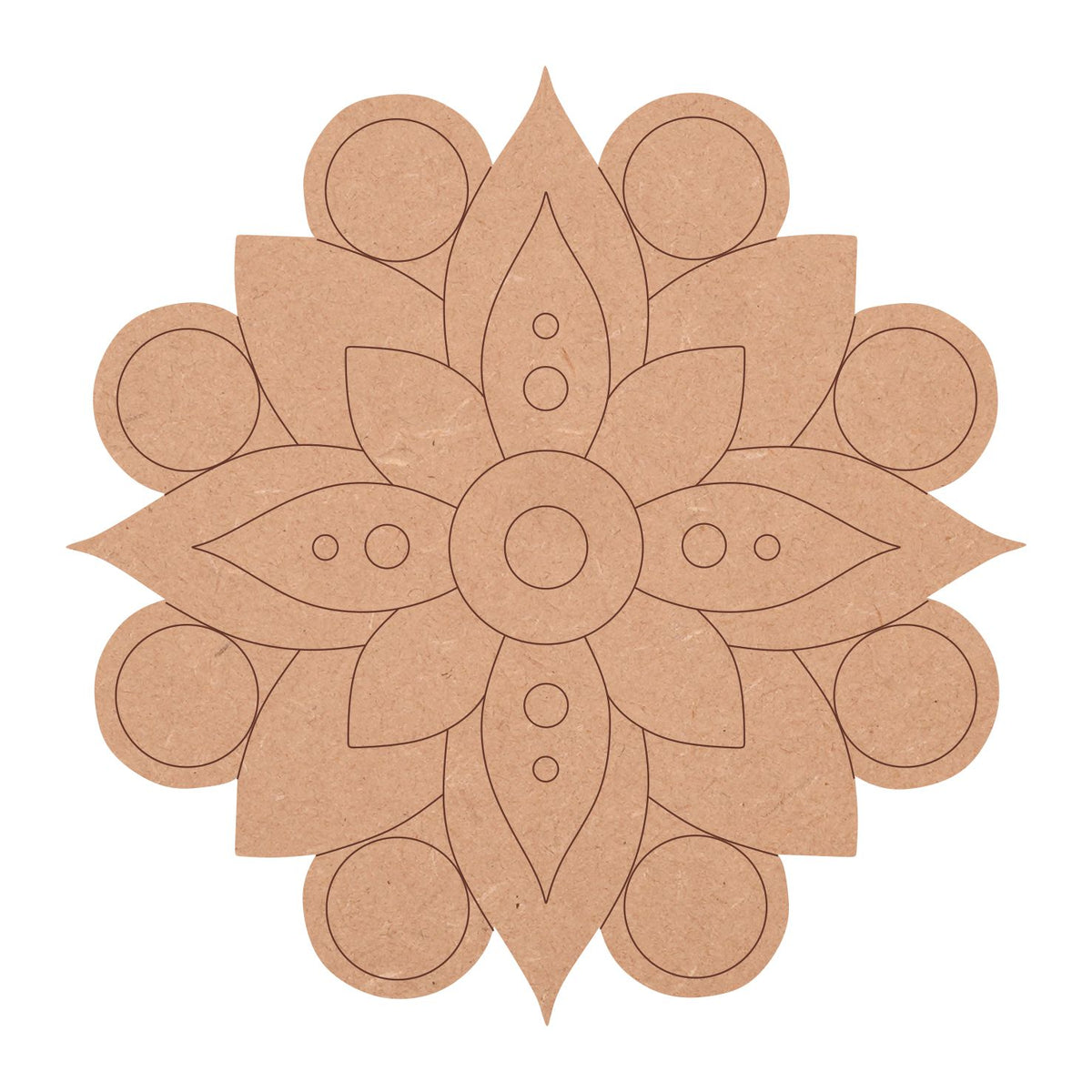 Buy Diya Design MDF Rangoli Cutouts Online At HobbyIndia– Hobby Decor ...