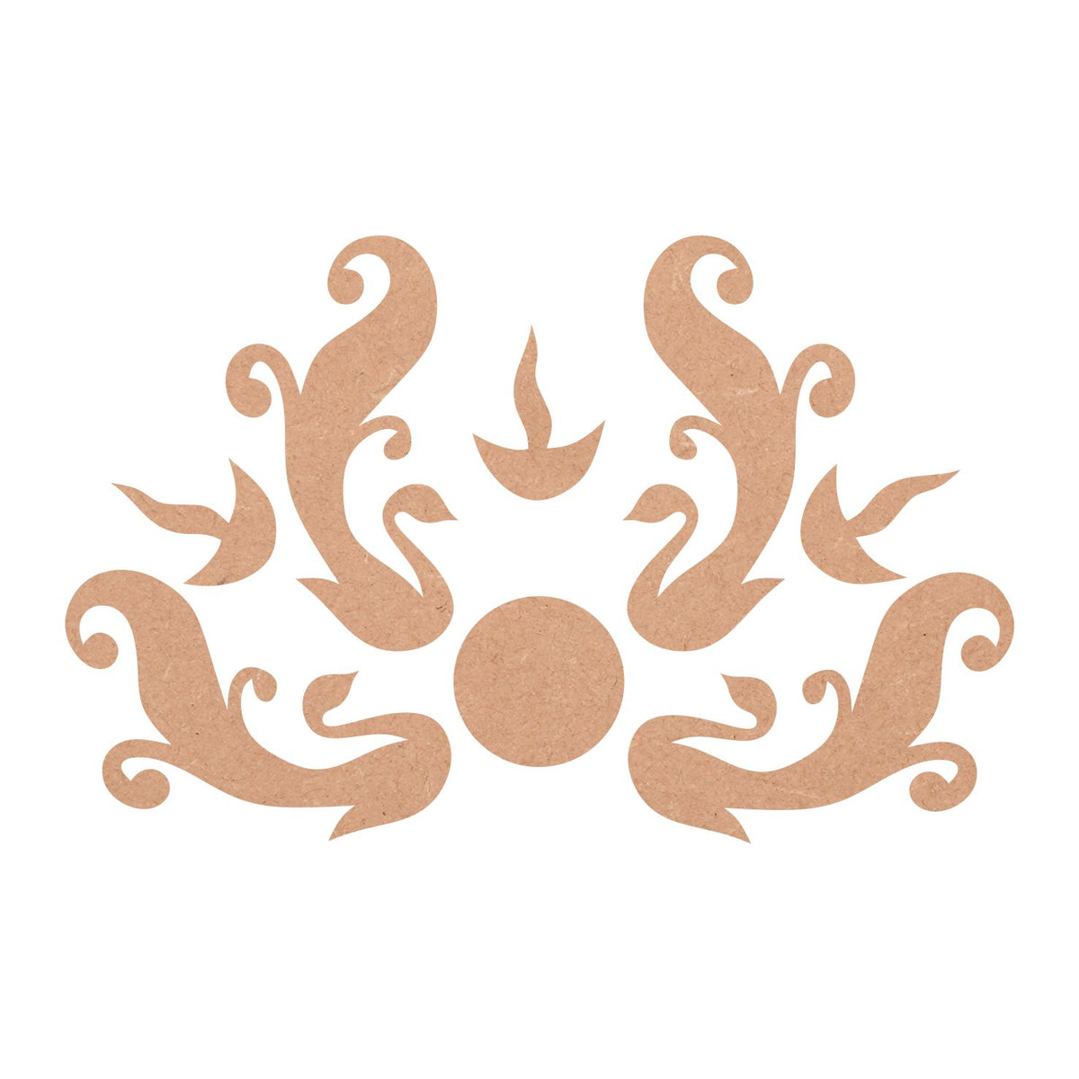 Buy Diya Design MDF Rangoli Cutouts Online At HobbyIndia– Hobby Decor ...