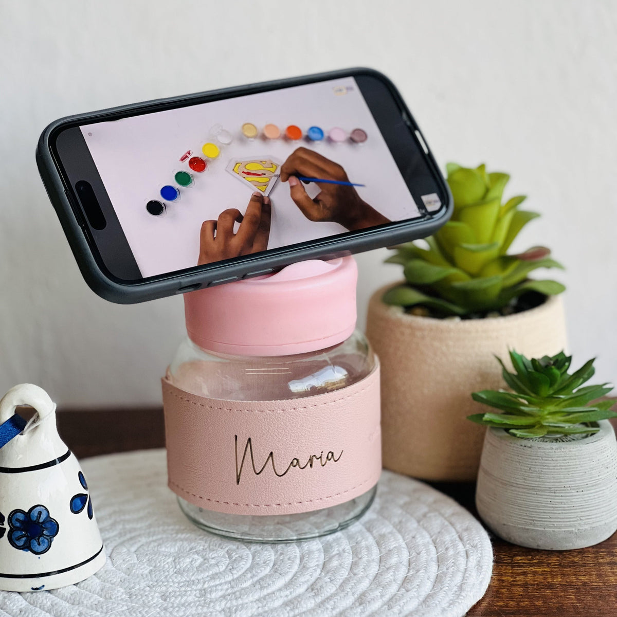 Personalized Mobile Phone Holder Chubby Cup– Hobby Decor Pvt Ltd