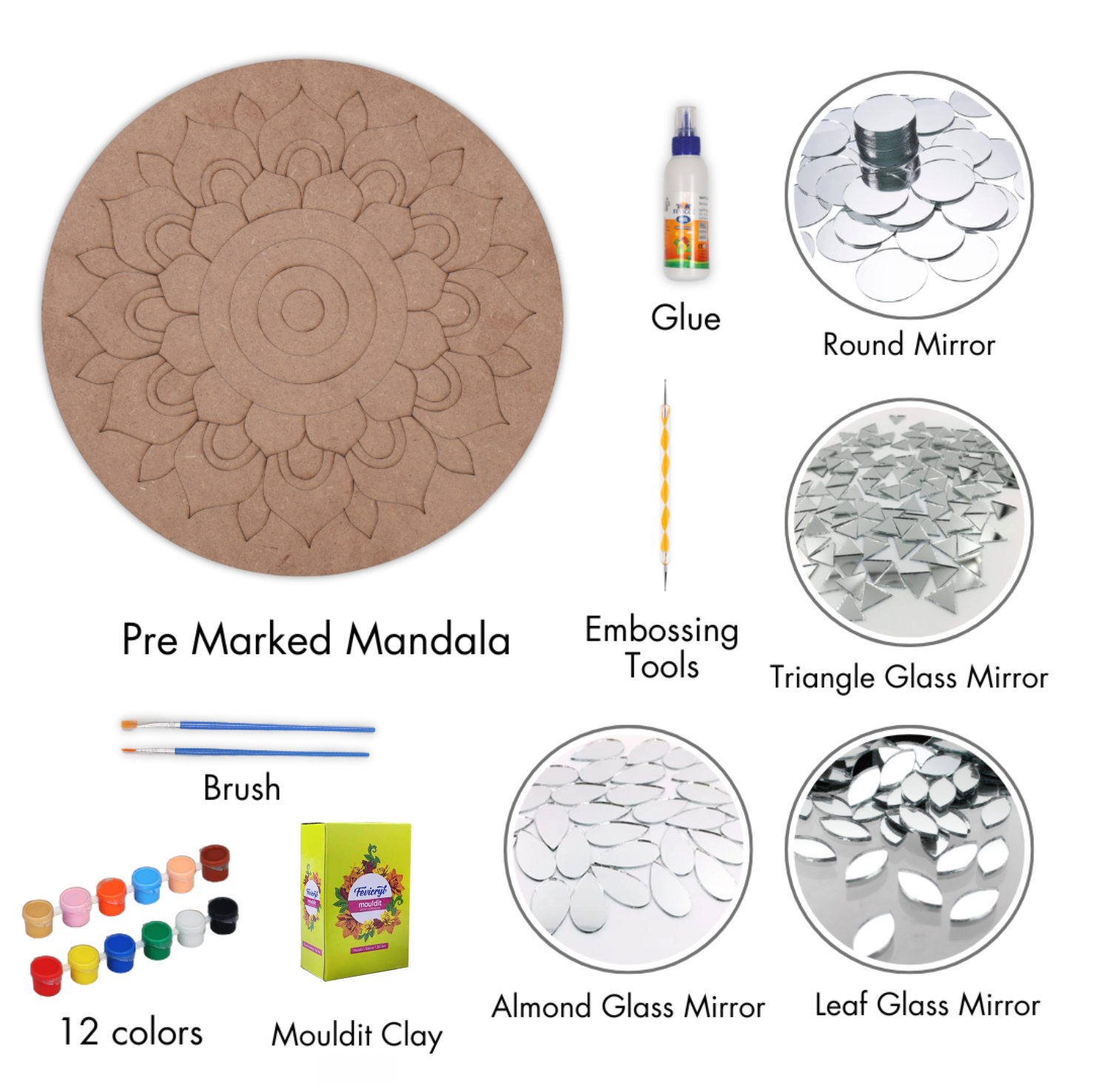 Rangoli Lippan Art DIY Kits– Hobby Decor Pvt Ltd