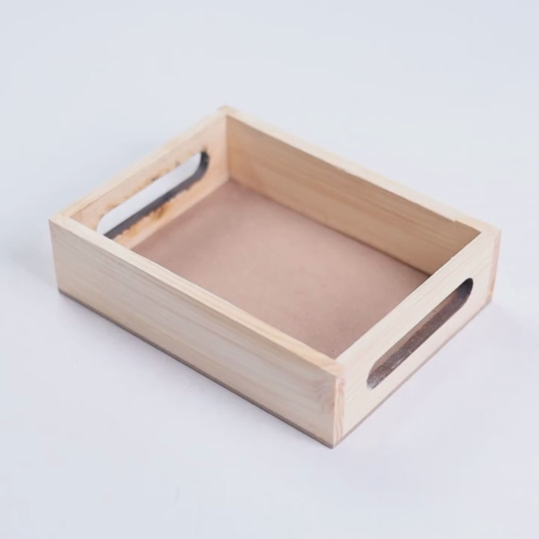 Buy Pinewood Rectangle Tray Base Online In Best Quality | HobbyIndia ...