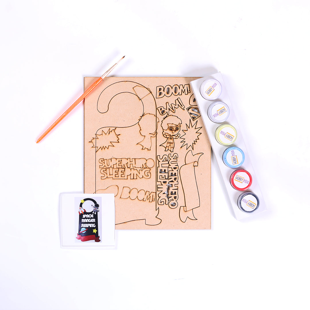 Super Hero Door Hanger DIY Kits– Hobby Decor Pvt Ltd