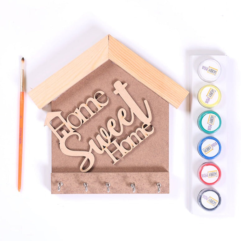Home Sweet Home Key Holder DIY Kit– Hobby Decor Pvt Ltd