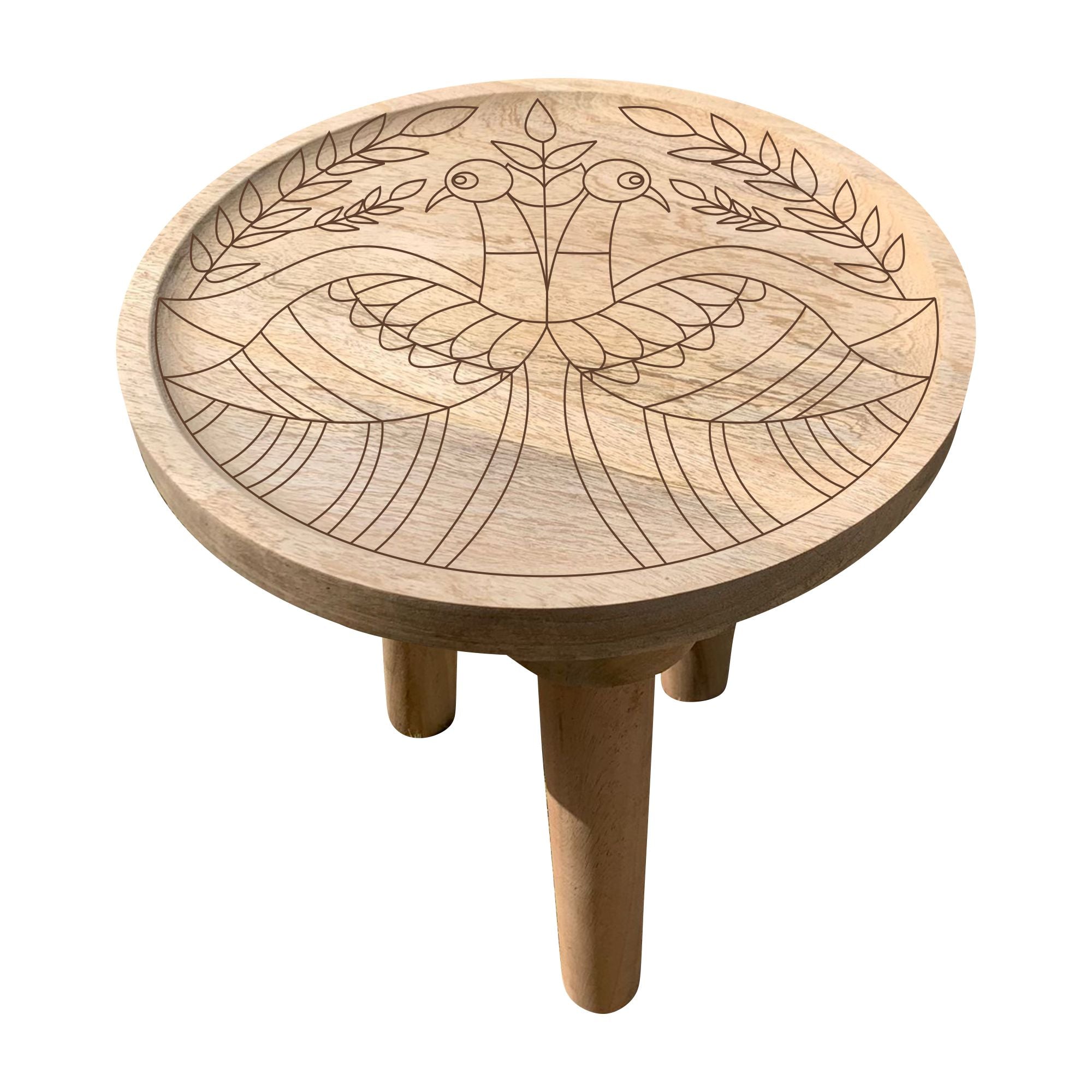 Peacock Pre Marked Peg Table– Hobby Decor Pvt Ltd