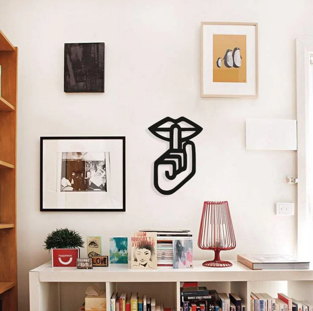 Hush Sign Wood Wall Art– Hobby Decor Pvt Ltd
