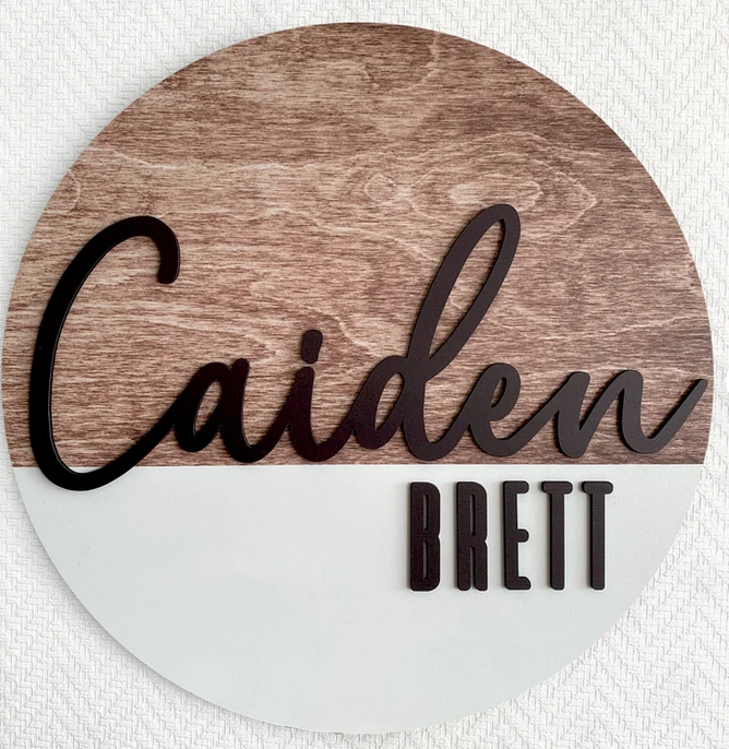 Customized wooden Home Name plate– Hobby Decor Pvt Ltd
