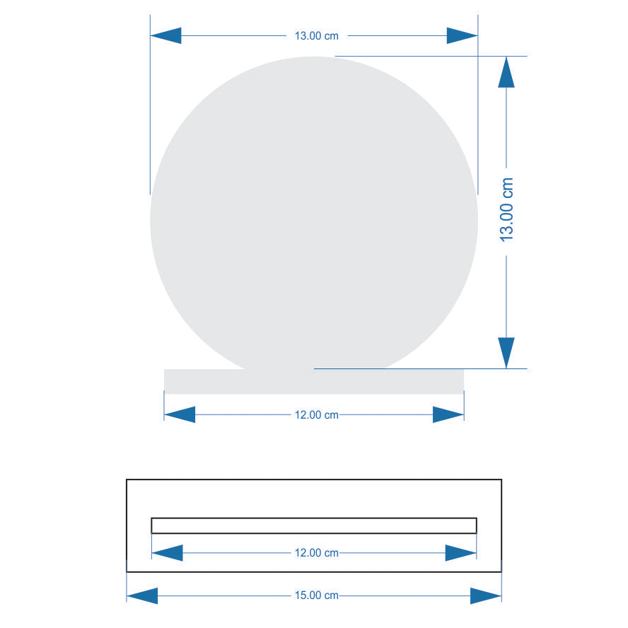 Transparent Acrylic Base for led stand– Hobby Decor Pvt Ltd