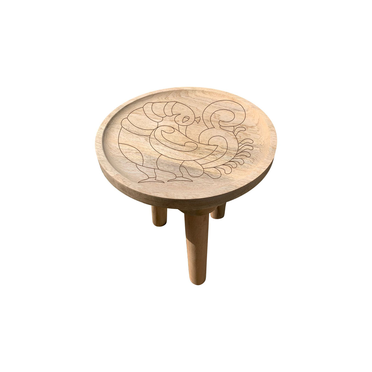 Beautiful Peacock Pre Marked Peg Table– Hobby Decor Pvt Ltd
