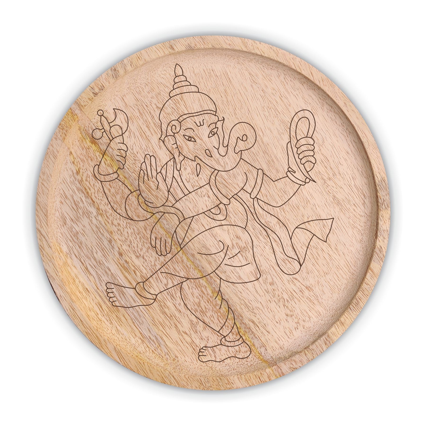 Ganpati Ji Pre Marked Wall Plate– Hobby Decor Pvt Ltd