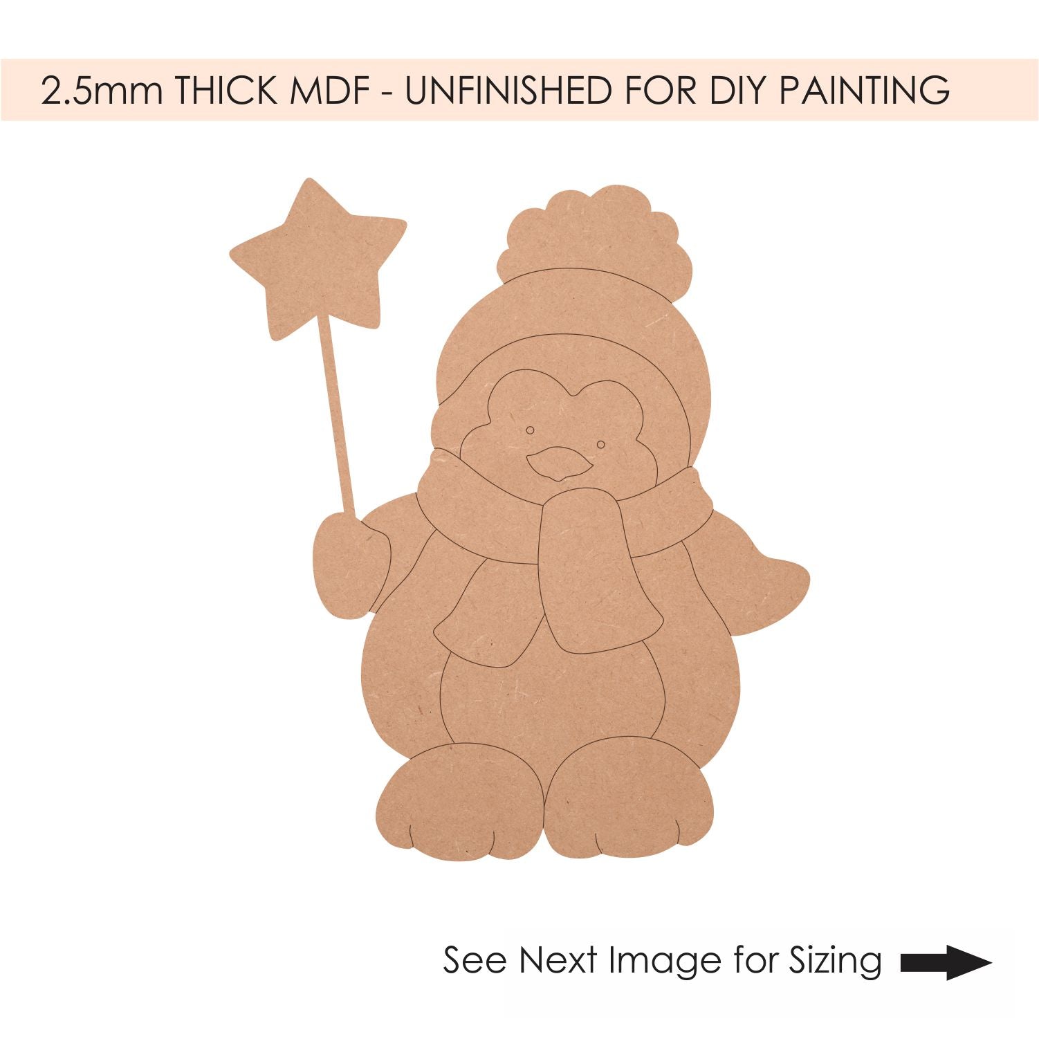 Buy Pre Marked Penguin Cutout Online At Best Price– Hobby Decor Pvt Ltd
