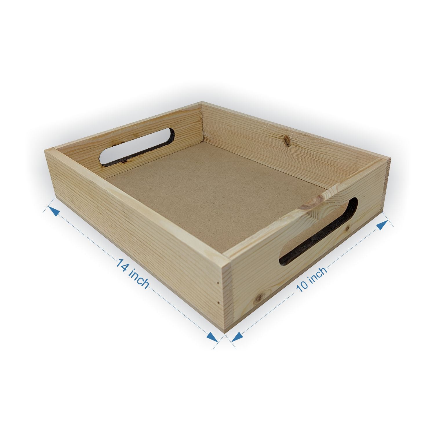 Buy Pinewood Rectangle Tray Base Online In Best Quality | HobbyIndia ...