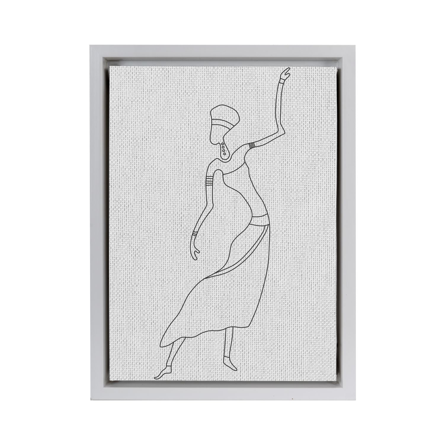 African Lady Warli Painting DIY Framed Canvas Base for Painting– Hobby ...