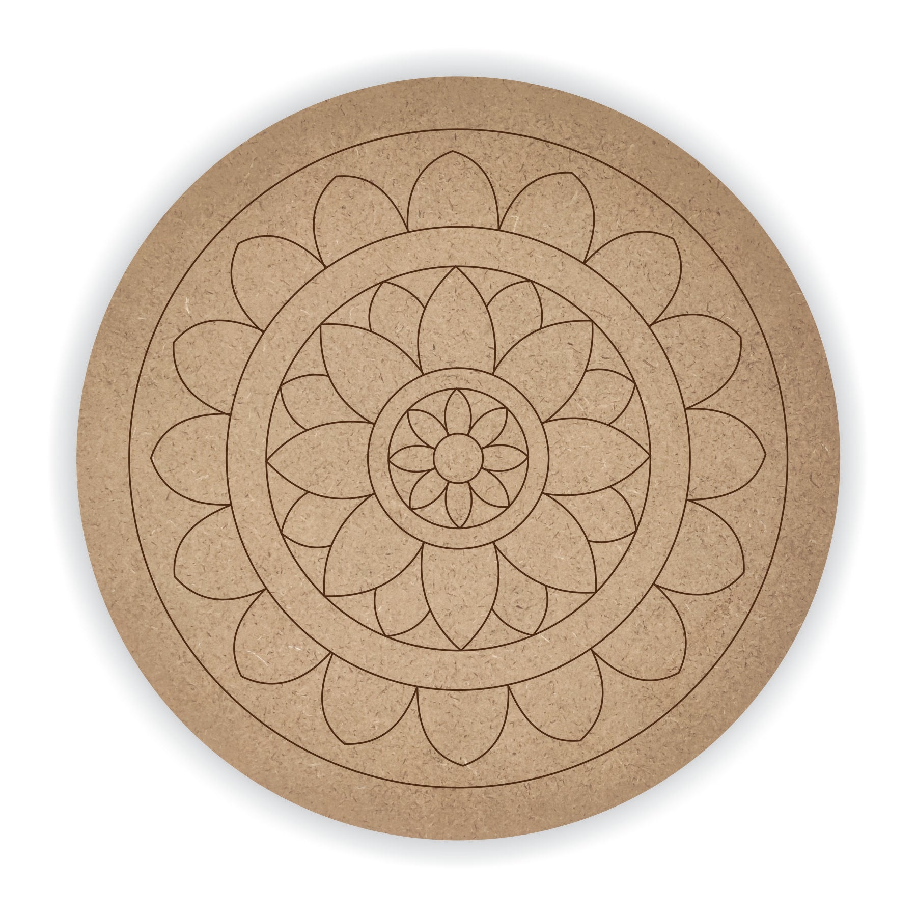 MDF Pre Marked Round Mandala– Hobby Decor Pvt Ltd