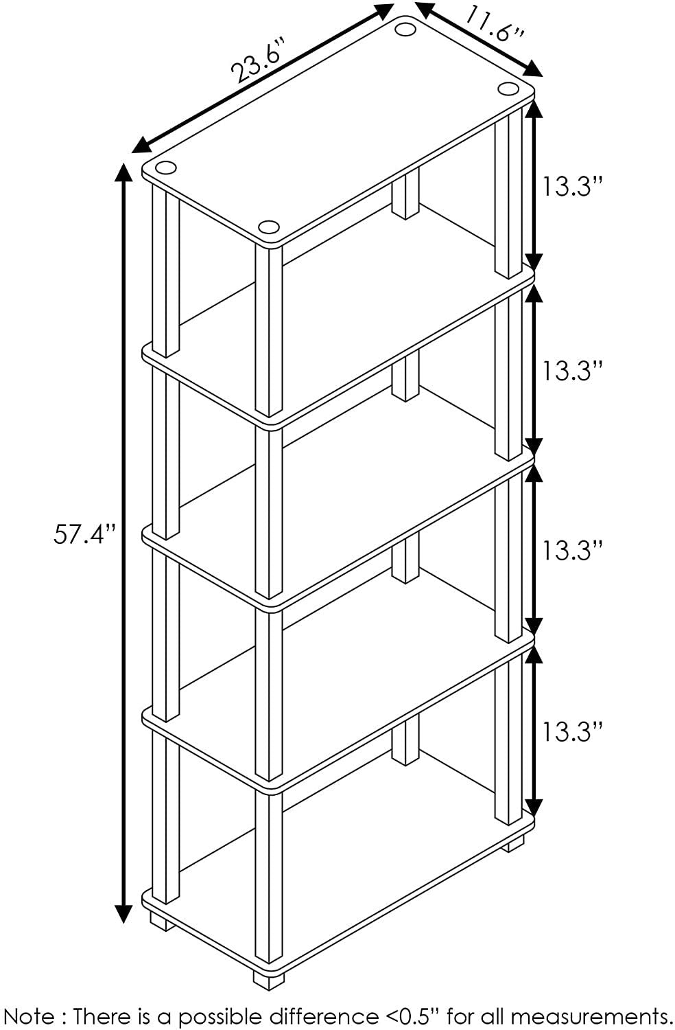 5 Compartment Rectangle Rack– Hobby Decor Pvt Ltd