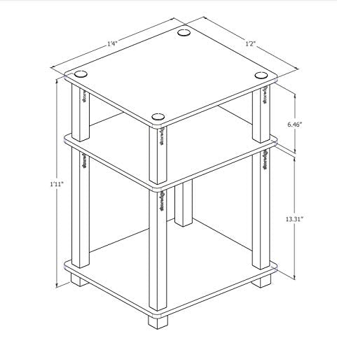 3 Compartment Square Rack– Hobby Decor Pvt Ltd