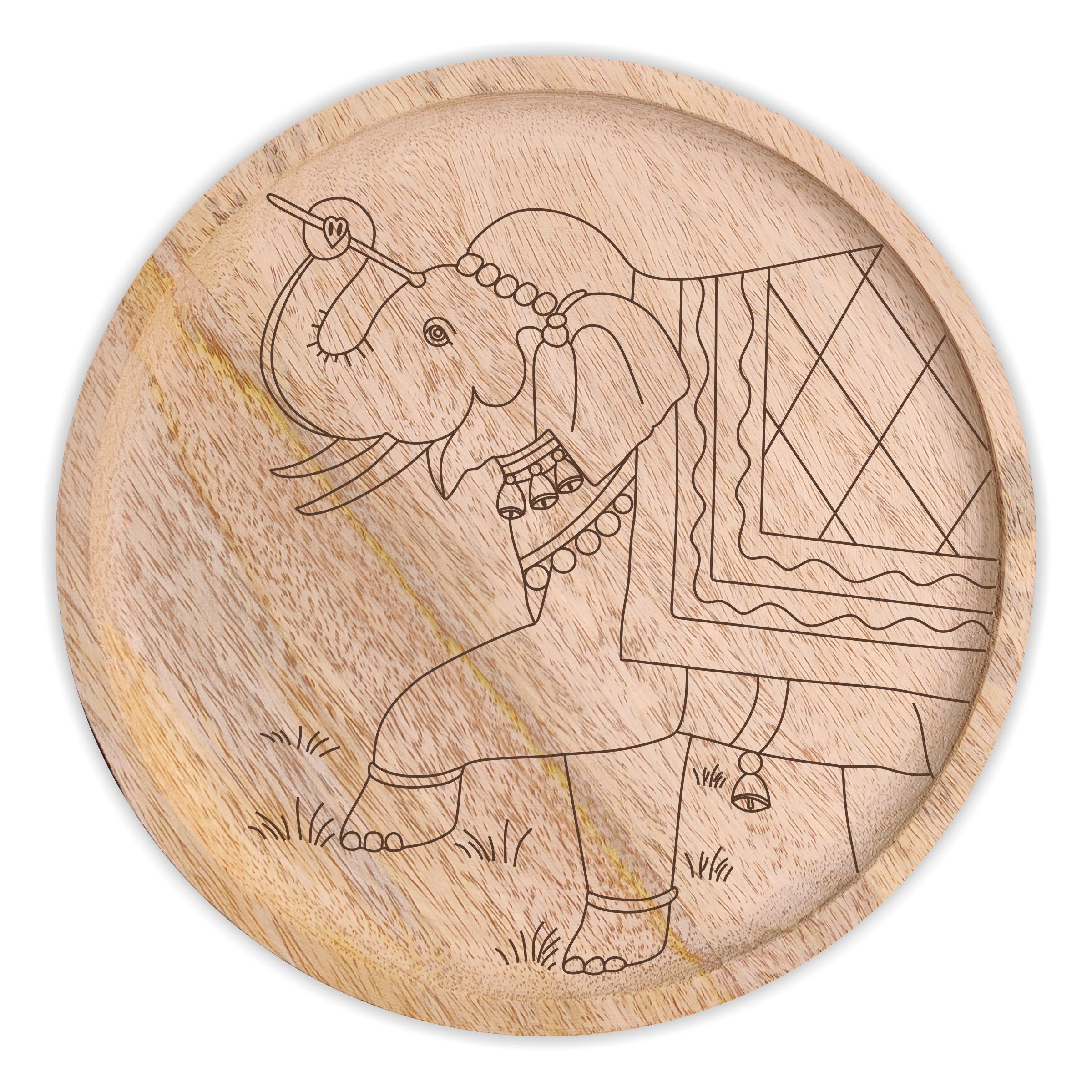 Elephant Pre Marked Peg Table– Hobby Decor Pvt Ltd