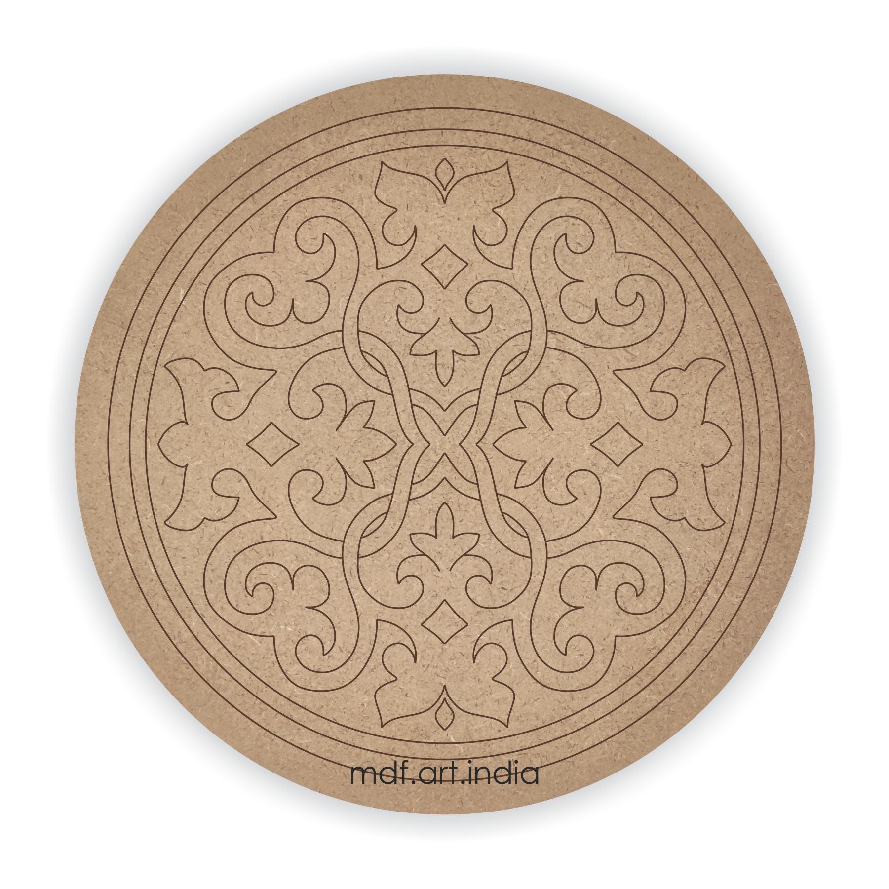 MDF Pre Marked Round Mandala– Hobby Decor Pvt Ltd