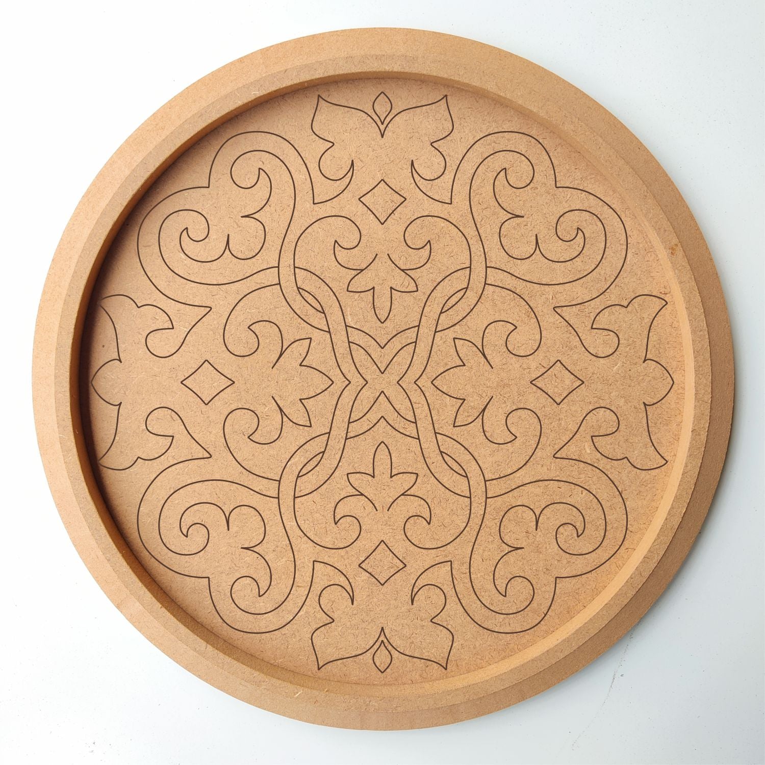 MDF Pre Marked Round Mandala– Hobby Decor Pvt Ltd