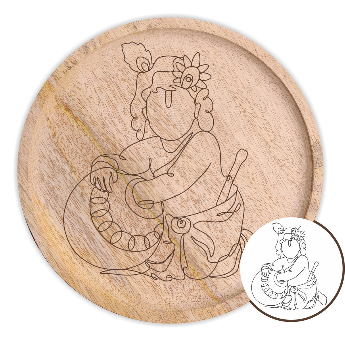 Krishna Pre Marked Wall plates– Hobby Decor Pvt Ltd