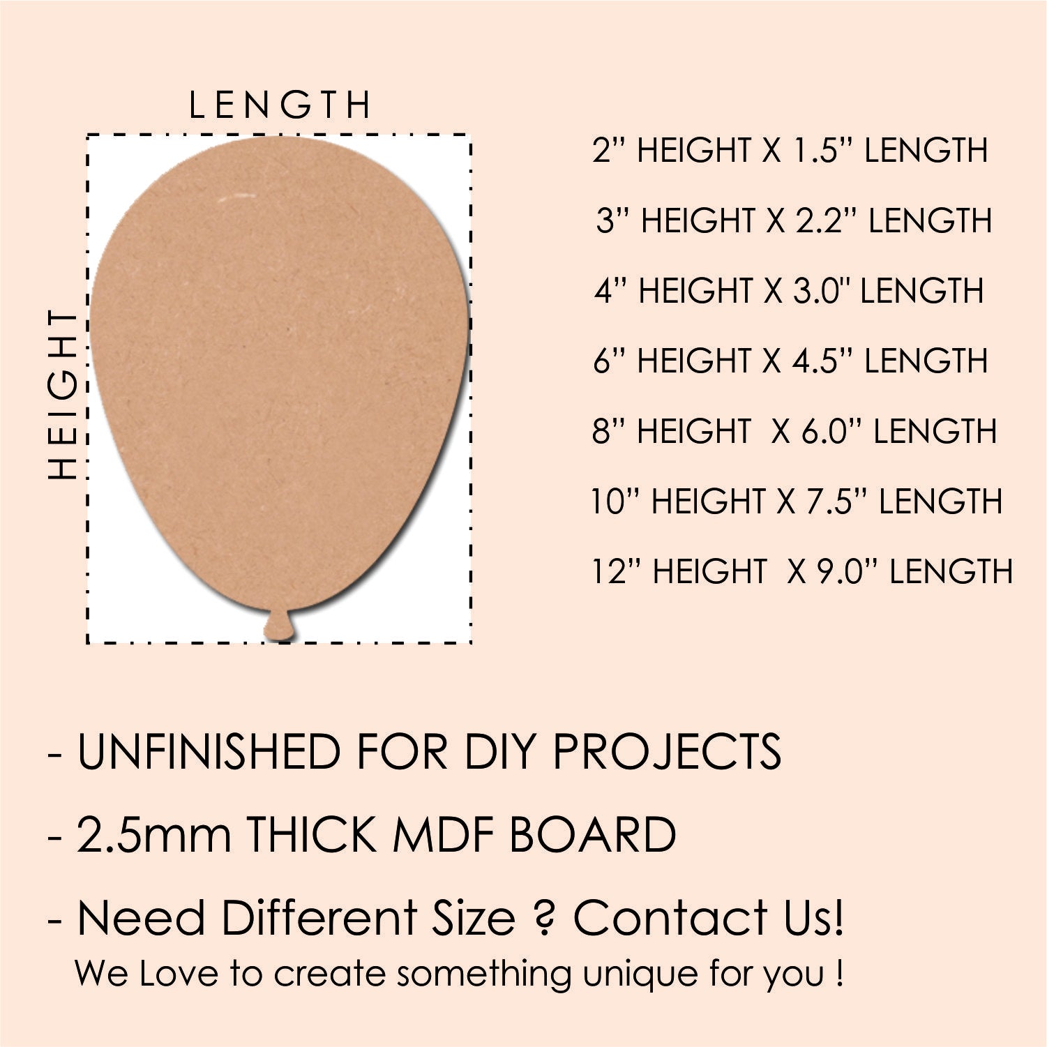 Balloon Shape– Hobby Decor Pvt Ltd