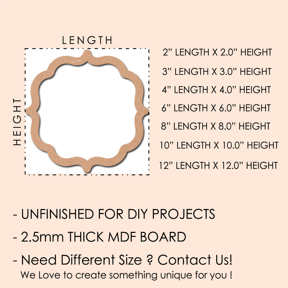 Bracket Frame Boarder– Hobby Decor Pvt Ltd