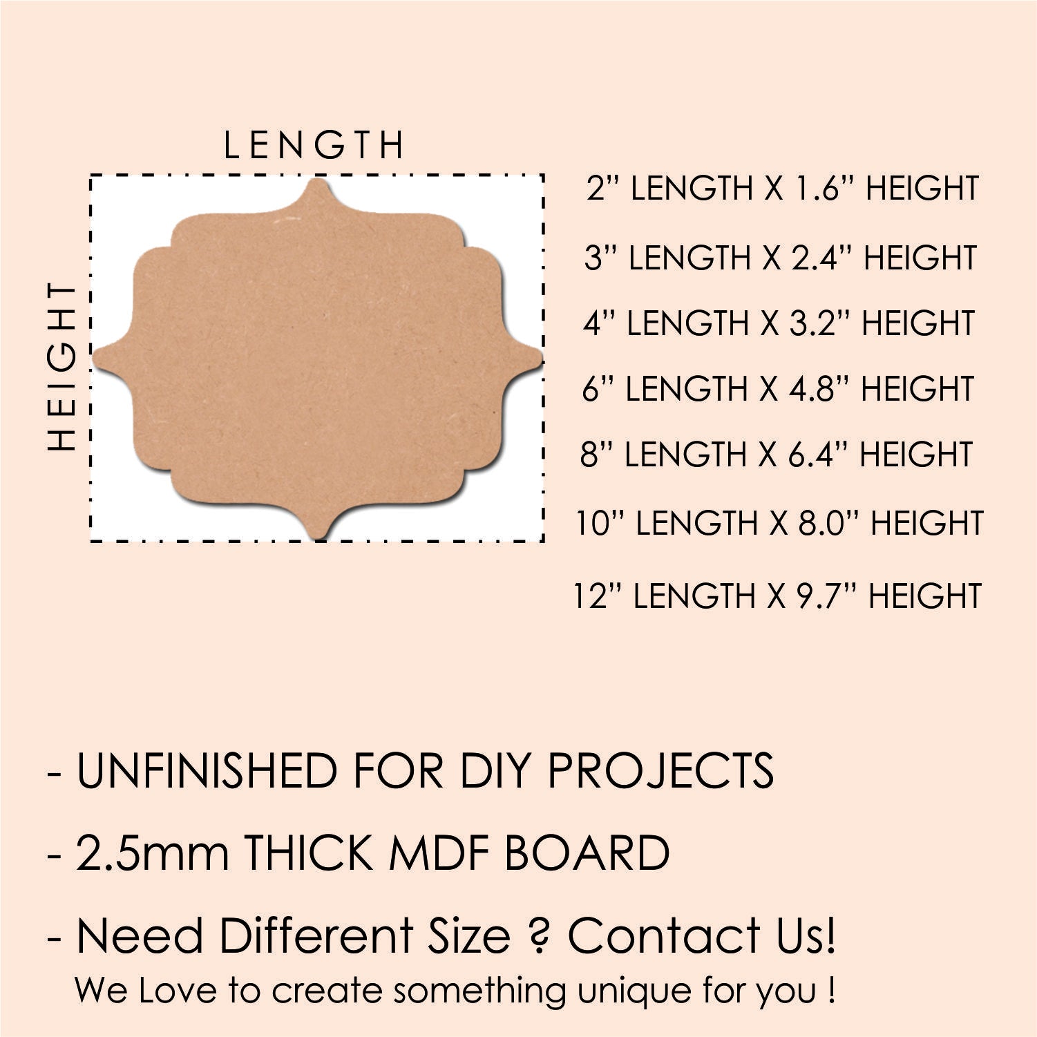 Bracket Frame– Hobby Decor Pvt Ltd